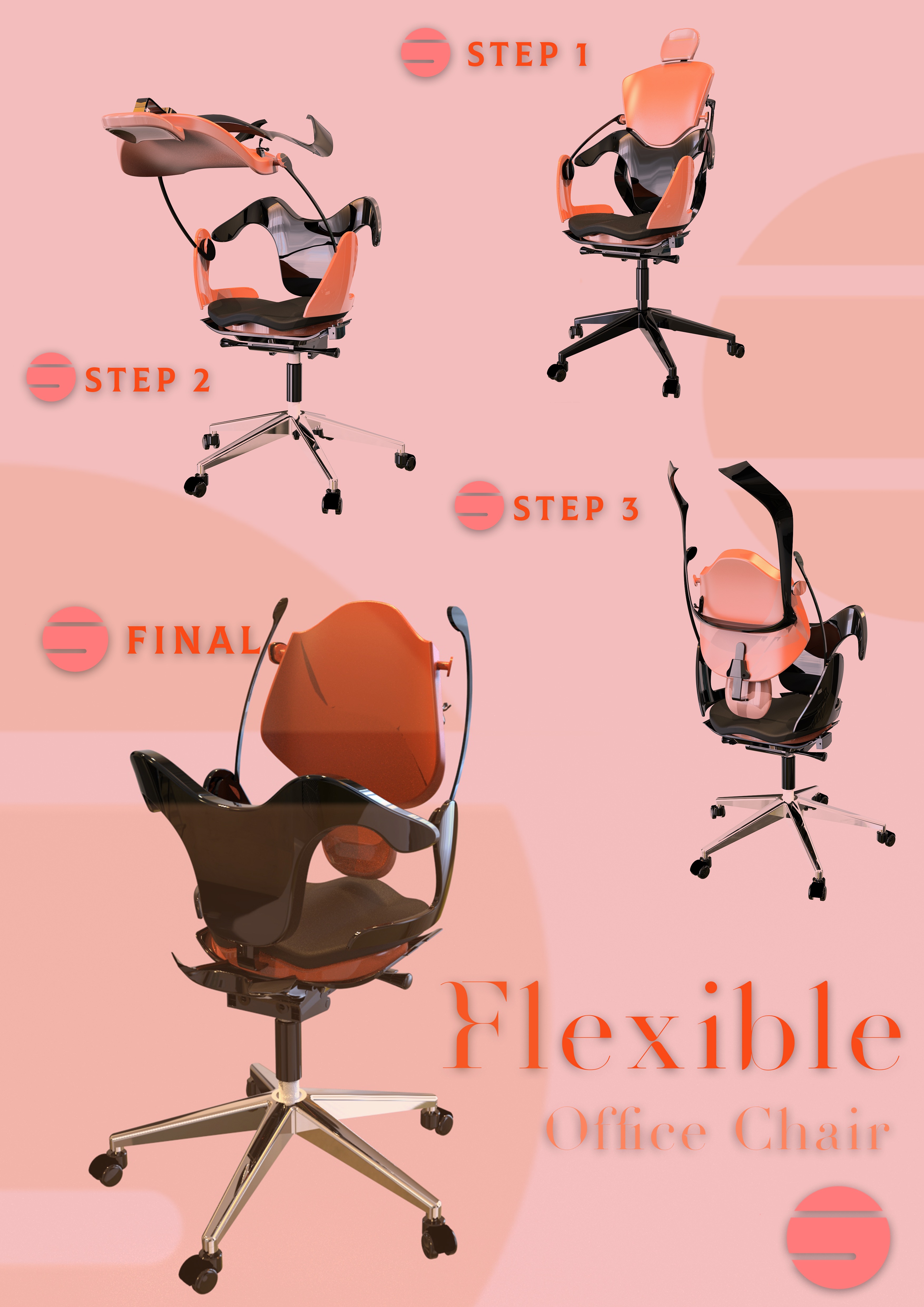 Flexible Office Chair-毕设展-矮凳网