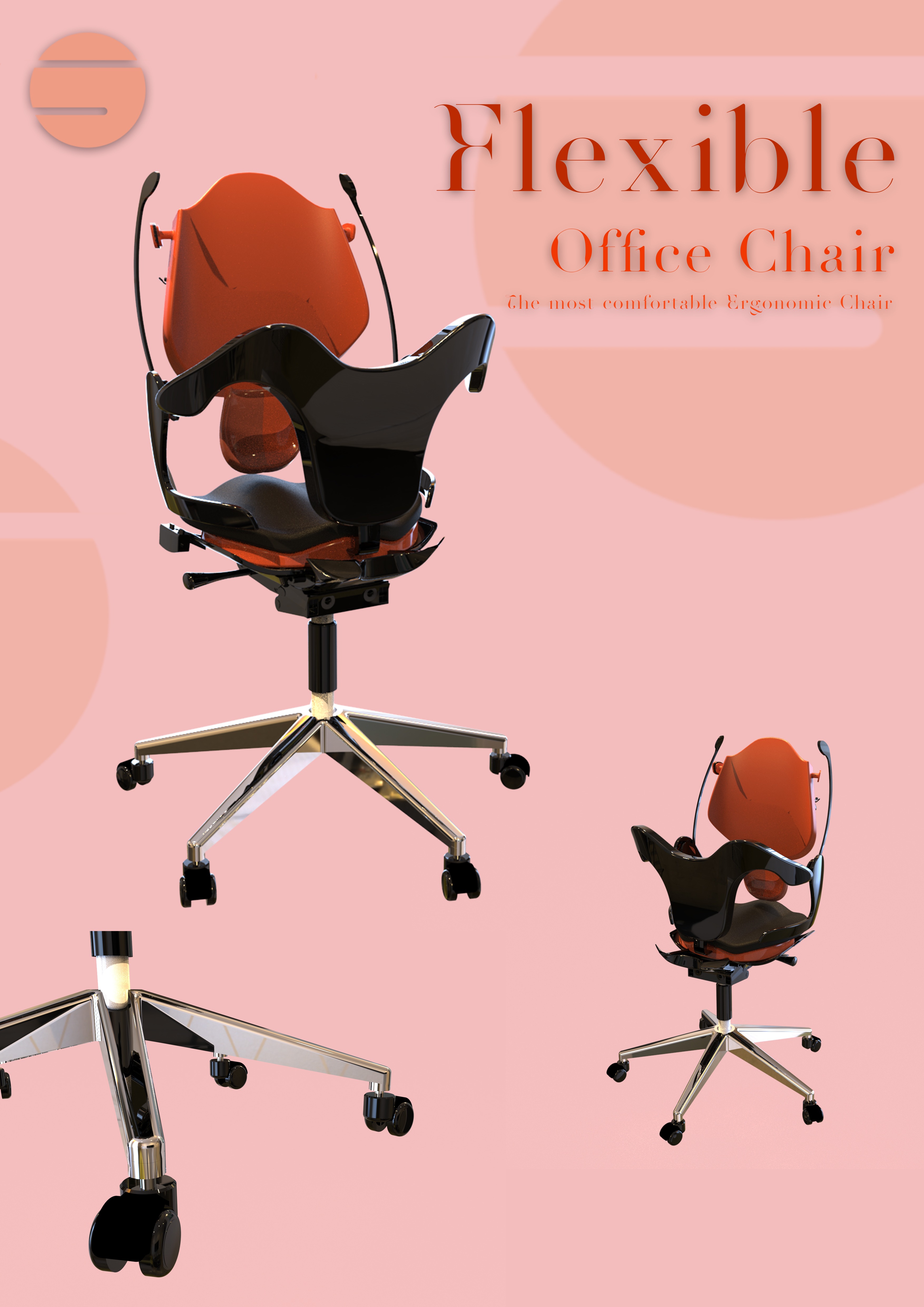 Flexible Office Chair-毕设展-矮凳网